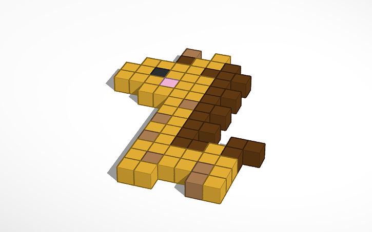 3D design baby Giraffe | Tinkercad