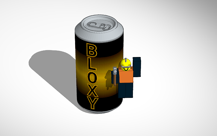 3D design Bloxy cola - Tinkercad