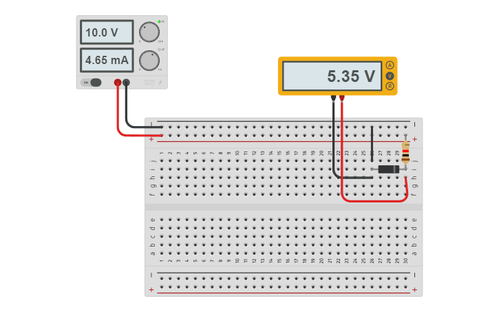 Circuit design Voltage Regulator - M Dipo A - Tinkercad