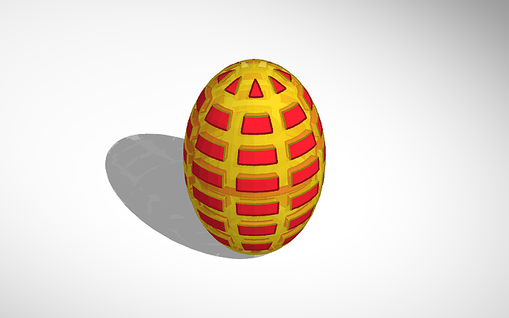 3D design Fire egg | Tinkercad
