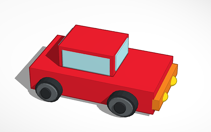 3D design car - Tinkercad