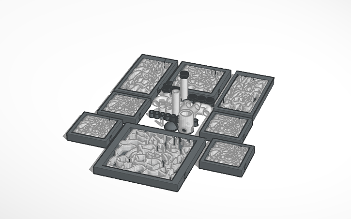 3D design ant formicarium - Tinkercad