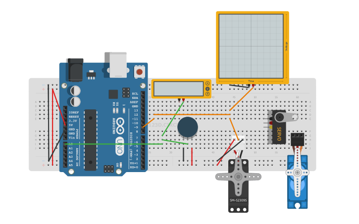 Circuit design Arduino Servo - Tinkercad Circuit design Arduino Servo - Tinkercad