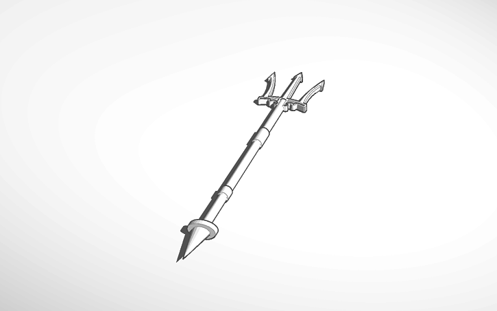 3D design Trident - Tinkercad