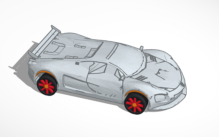 3d Design Car Tinkercad