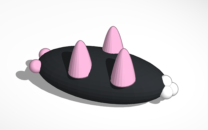 3D design Pyukumuku - Tinkercad
