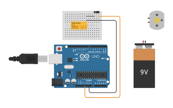 Circuit Design Exercice 4 Commande Dun Moteur Tinkercad