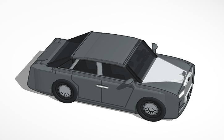 3D design Rolls Royce Phantom - Tinkercad