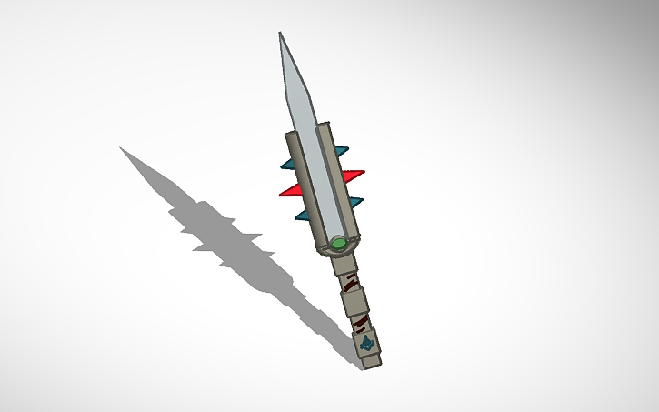 3D design Dagger - Tinkercad