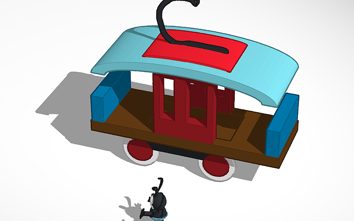 3D design Trolley Troubles - Tinkercad