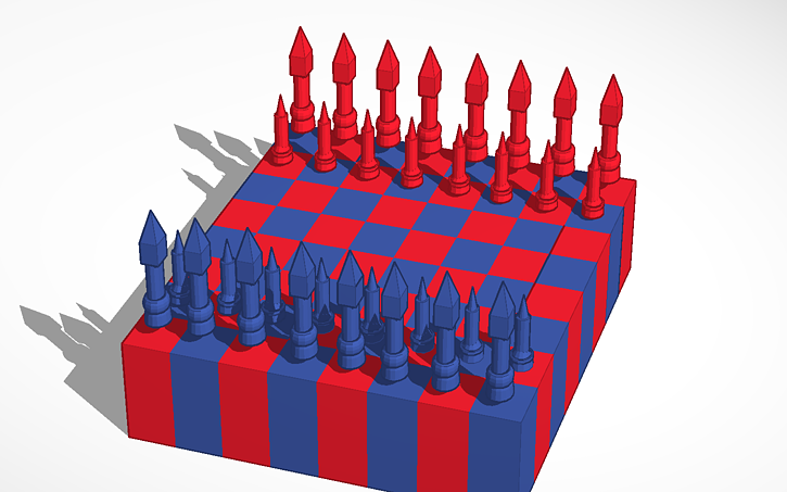 3D design chess - Tinkercad