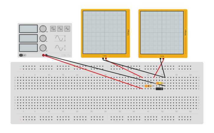Circuit Design Positive Clipper Tinkercad
