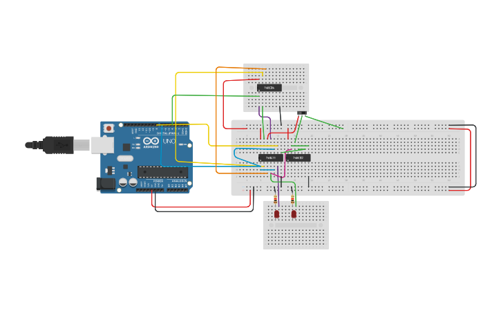 Circuit design Binary Cell | Tinkercad