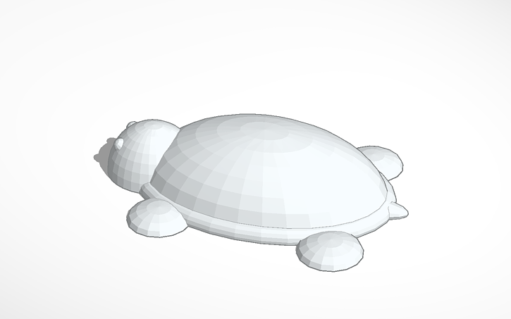 3D design Turtle - Tinkercad
