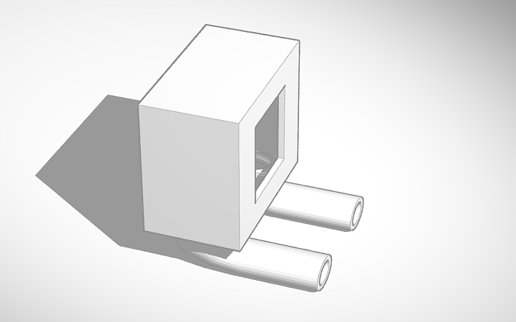3D design cooling box - Tinkercad