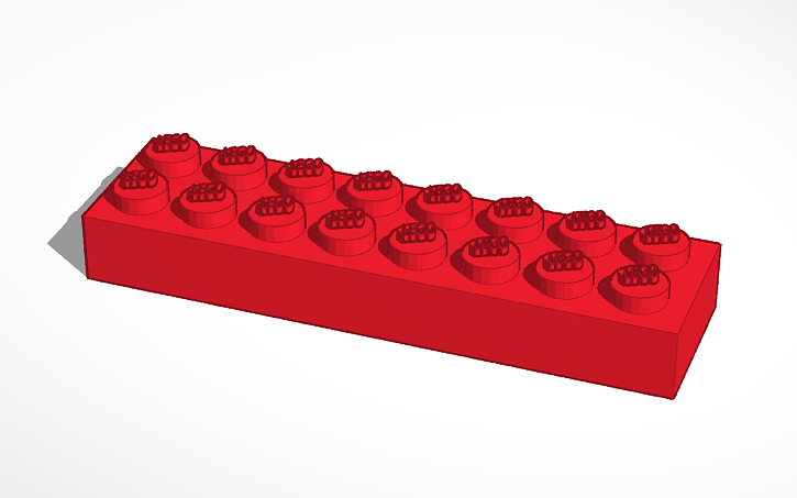 3d Design Lego Structure Tinkercad