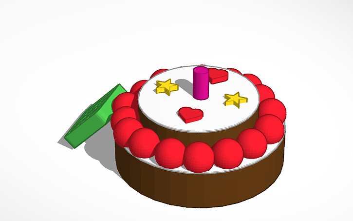 3D design Cake for Tinkercad | Tinkercad