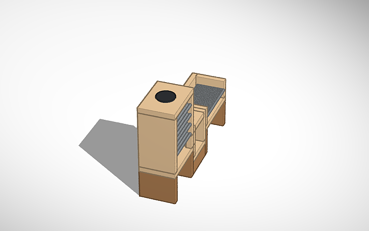3D design Smoker/Grill - Tinkercad