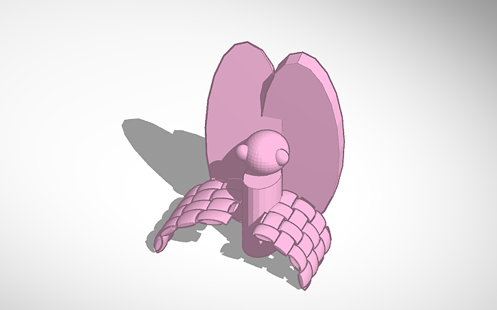3D design Monarch Butterfly | Tinkercad