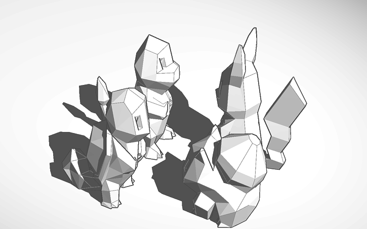 3D design Pokemon - Tinkercad