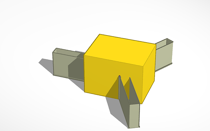3D design 3-Way Intersect | Tinkercad