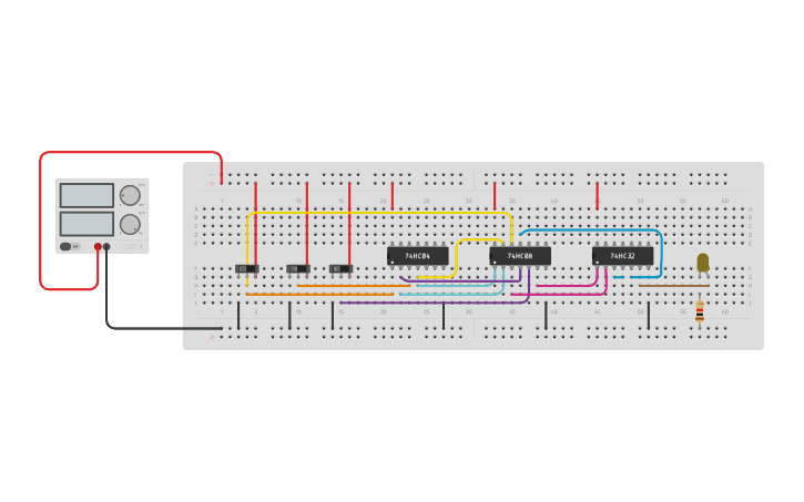 Circuit design exp 3 SOP | Tinkercad