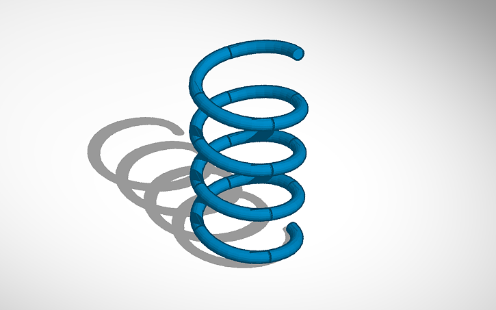 3D design spring (summer :o) - Tinkercad