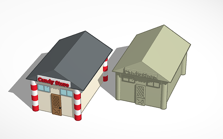 3D design Copy of Build a Candy Store | Tinkercad