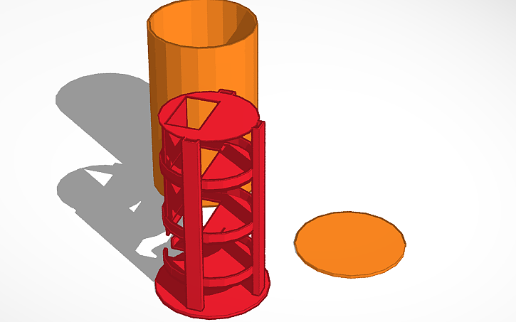 3D design Propotipo CanSat - Tinkercad