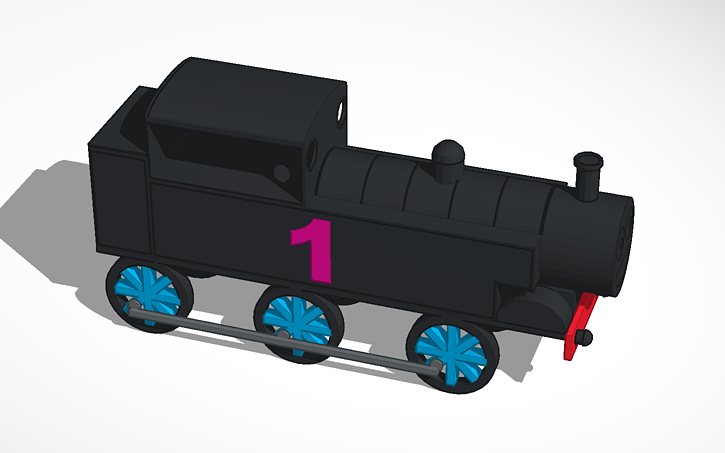 3D design Thomas The Tank Engine - Tinkercad