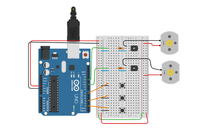 Circuit design biomedical eng workshop - Tinkercad