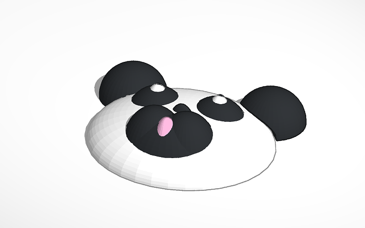 3D design Panda - Tinkercad