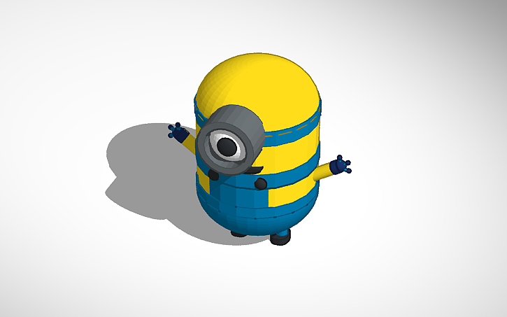 3D design Minion - Tinkercad