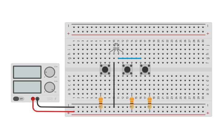 Circuit design RGB - Tinkercad