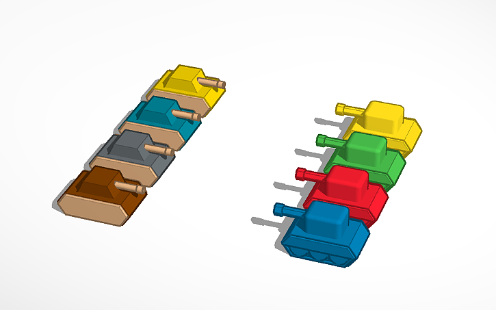 3D design Wii Play- Tanks! - Tinkercad