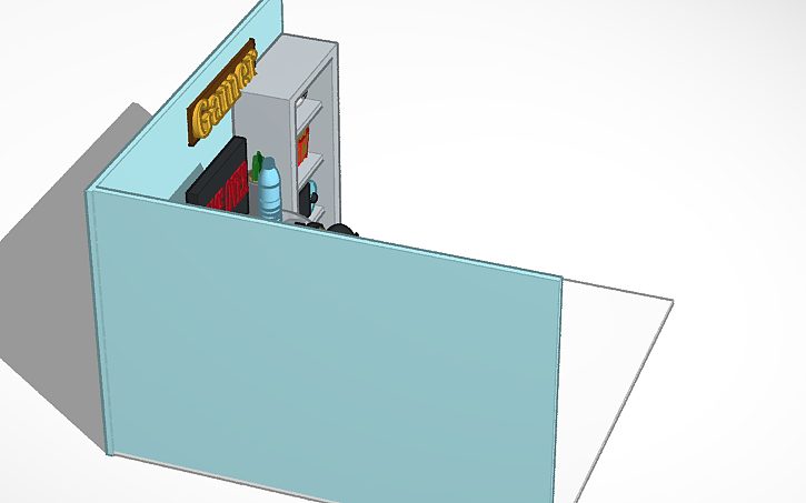 3D design Gaming Room(Elven Emperor+Shining Dream Collab) - Tinkercad