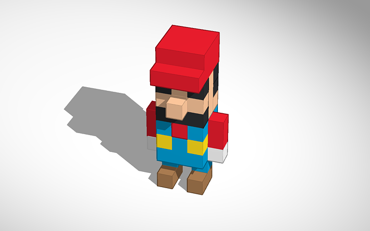 3D design 3D Mario - Tinkercad