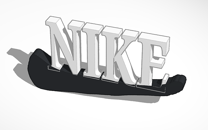 3D design nike logo | Tinkercad