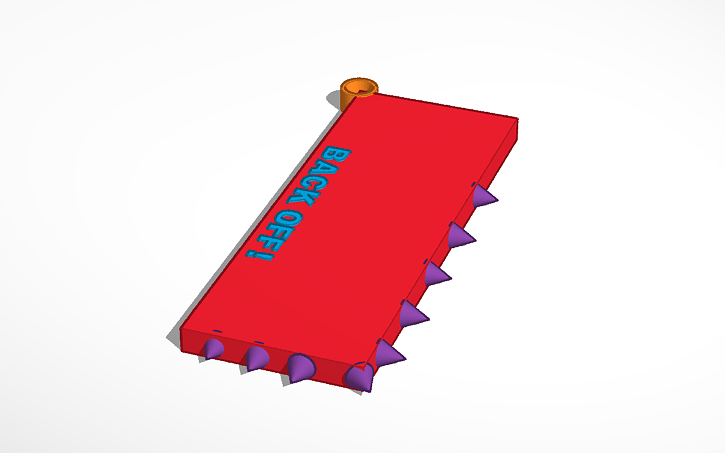 3D design Nuckle keychain | Tinkercad