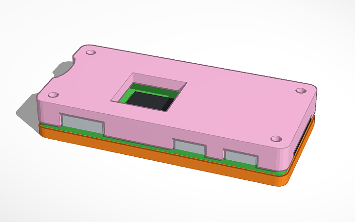 3D design Raspberry pi Zero W case V2 - Tinkercad