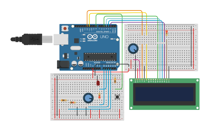 Circuit design Multimeter - Tinkercad