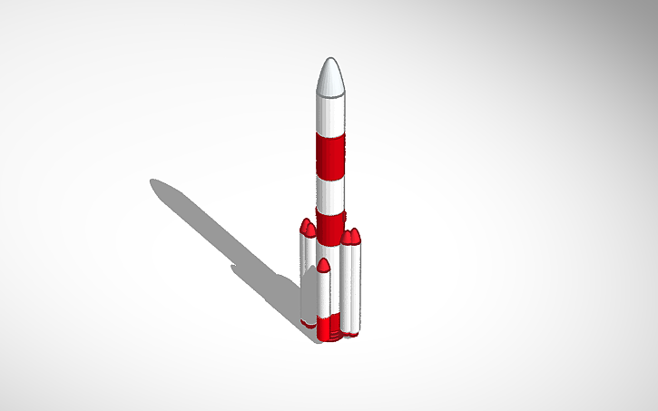 3D design PSLV - Tinkercad