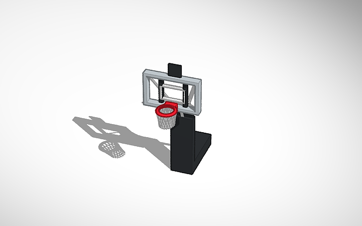 3D design Basketball hoop - Tinkercad