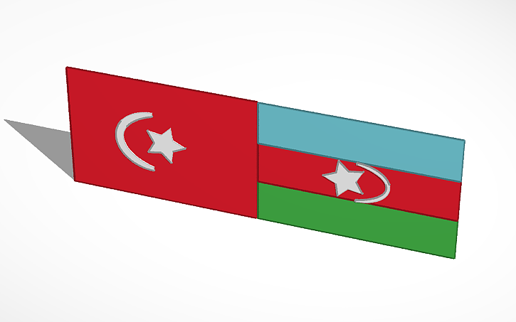 3D design TÜRKİYE AZERBAYCAN - Tinkercad