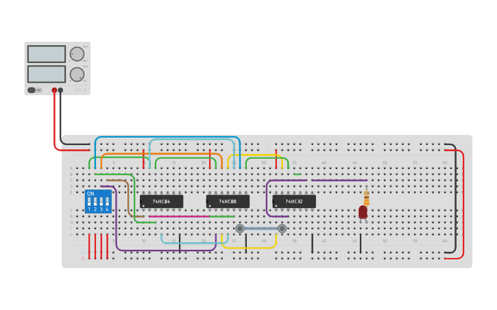 Circuit design ESAME - Tinkercad