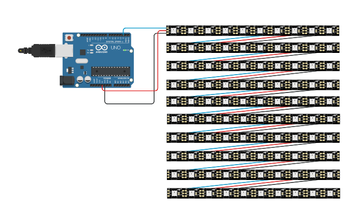 Circuit design Gradient - Tinkercad