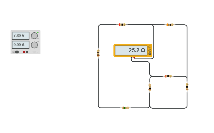 Circuit Design Ohmmeter N Tinkercad