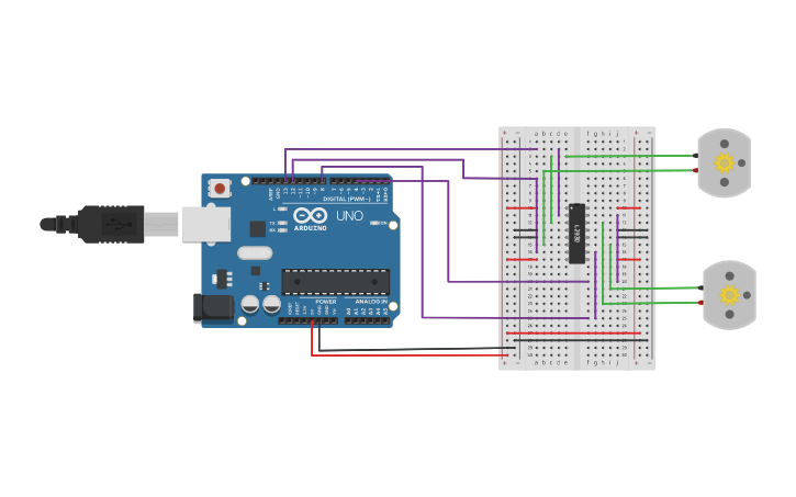 Circuit design PRANAV N MINOR PROJECT-1 - Tinkercad