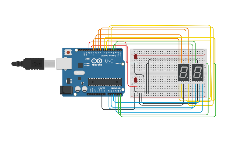 Circuit Design Countdown Tinkercad