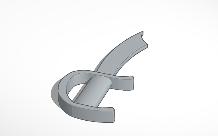 3D design simitar | Tinkercad
